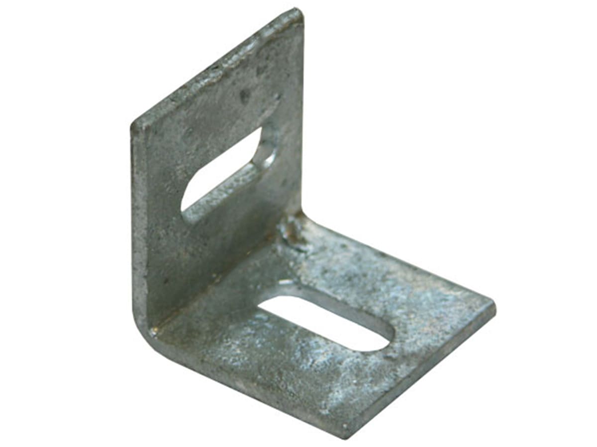 50 x 50mm Galvanised Steel Angle Cleat | Chain Link Fixings | First ...