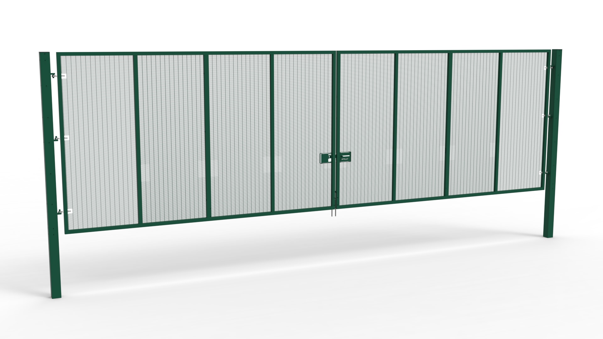 Apollo 3.0m x 10.0m 358 Prison Mesh Double Leaf Gate Kit | First Fence Ltd