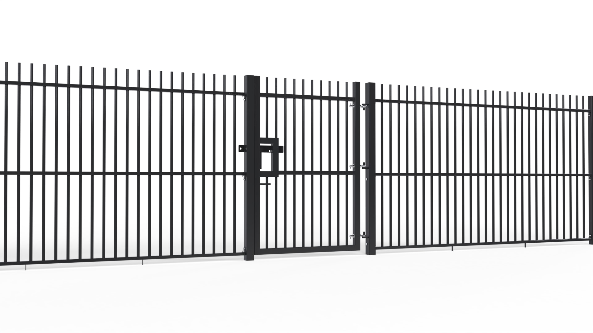 3.0m High x 1m Wide EnviroProtect® SR1 (A1) Single Railing Gate | First ...