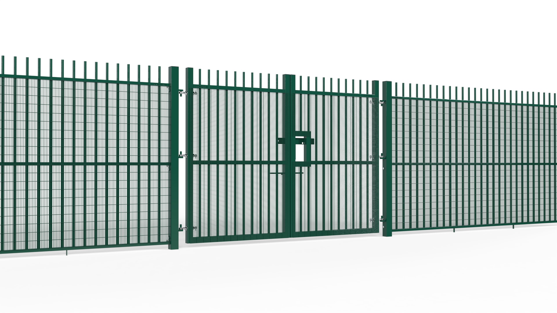 1.8m x 2m Double Leaf SR1 Anti-Climb Security Gate | First Fence Ltd