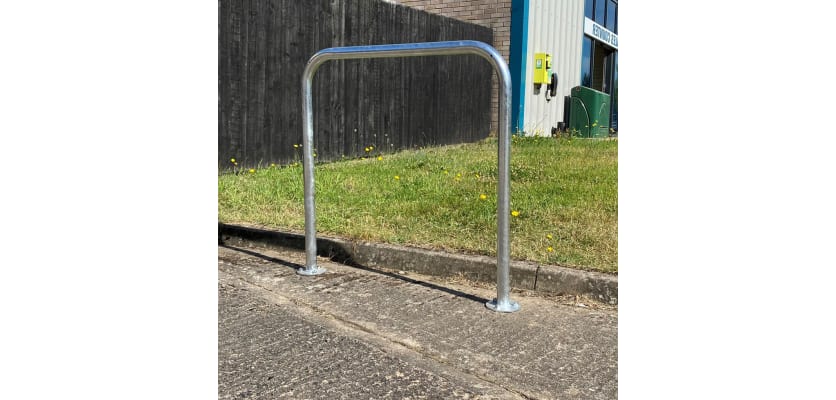 Galvanised 48mm Diameter Hooped Perimeter Barrier | Outdoors | First ...