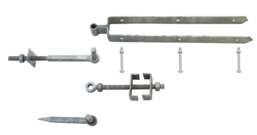 Adjustable Double Strap Hinge Kit for Timber Gates | First Fence Ltd
