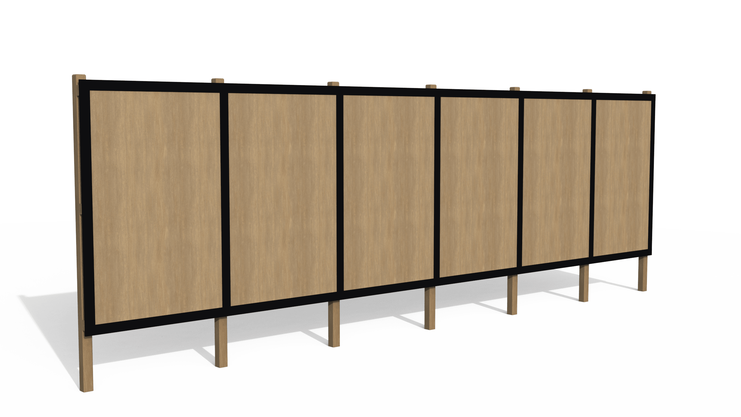 Vertical Infill Strips - Hoarding - Custom | First Fence Ltd
