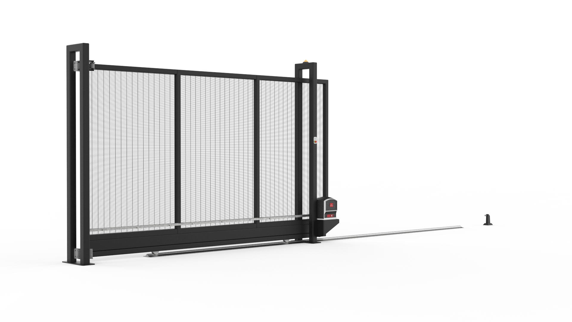 120T Automated 358 Mesh Tracked Sliding Gate 3.0m - 7.5m Wide | First ...
