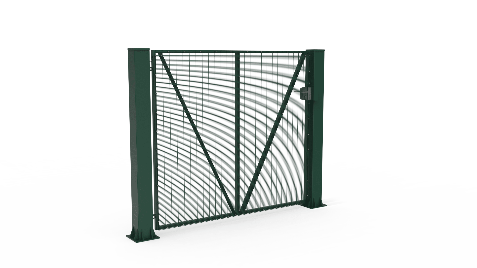 FFL 80S Manual Operated Single Leaf 358 Prison Mesh Swing Gate | First ...