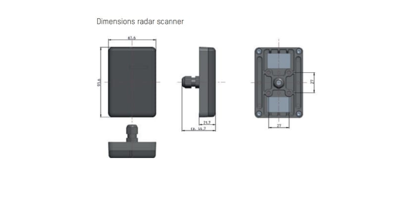 Feig MWD SBP Smart Radar Scanner | Presence Detection Sensor | First ...